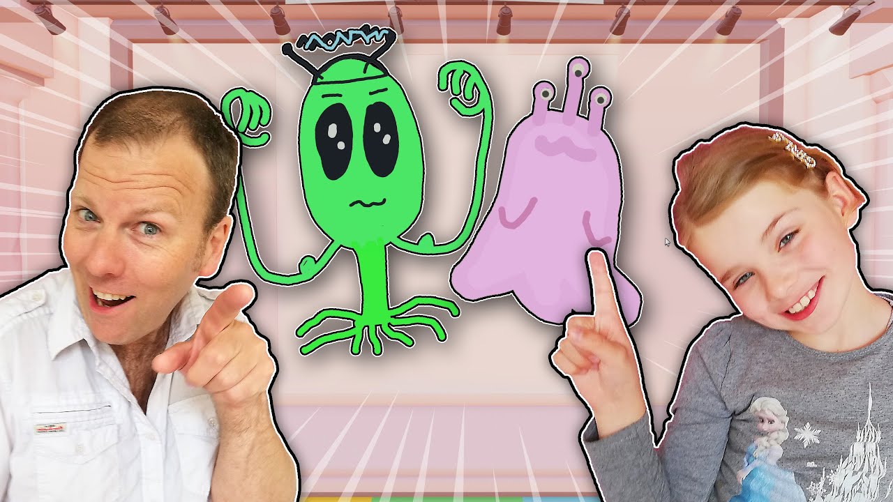 HVEM TEGNER DEN FLOTTESTE ALIEN? Dansk Roblox Speed Draw - YouTube