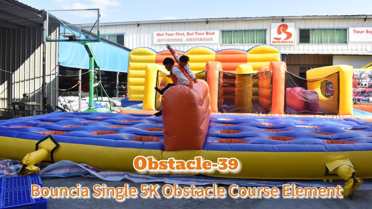 Bouncia Single 5K Obstacle Course Elements - Obstacle-39 - YouTube