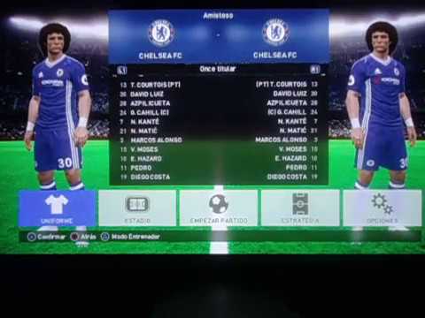 PES 2017- PS3 - CHELSEA - UNIFORMES ADIDAS COMO PS4 - YouTube