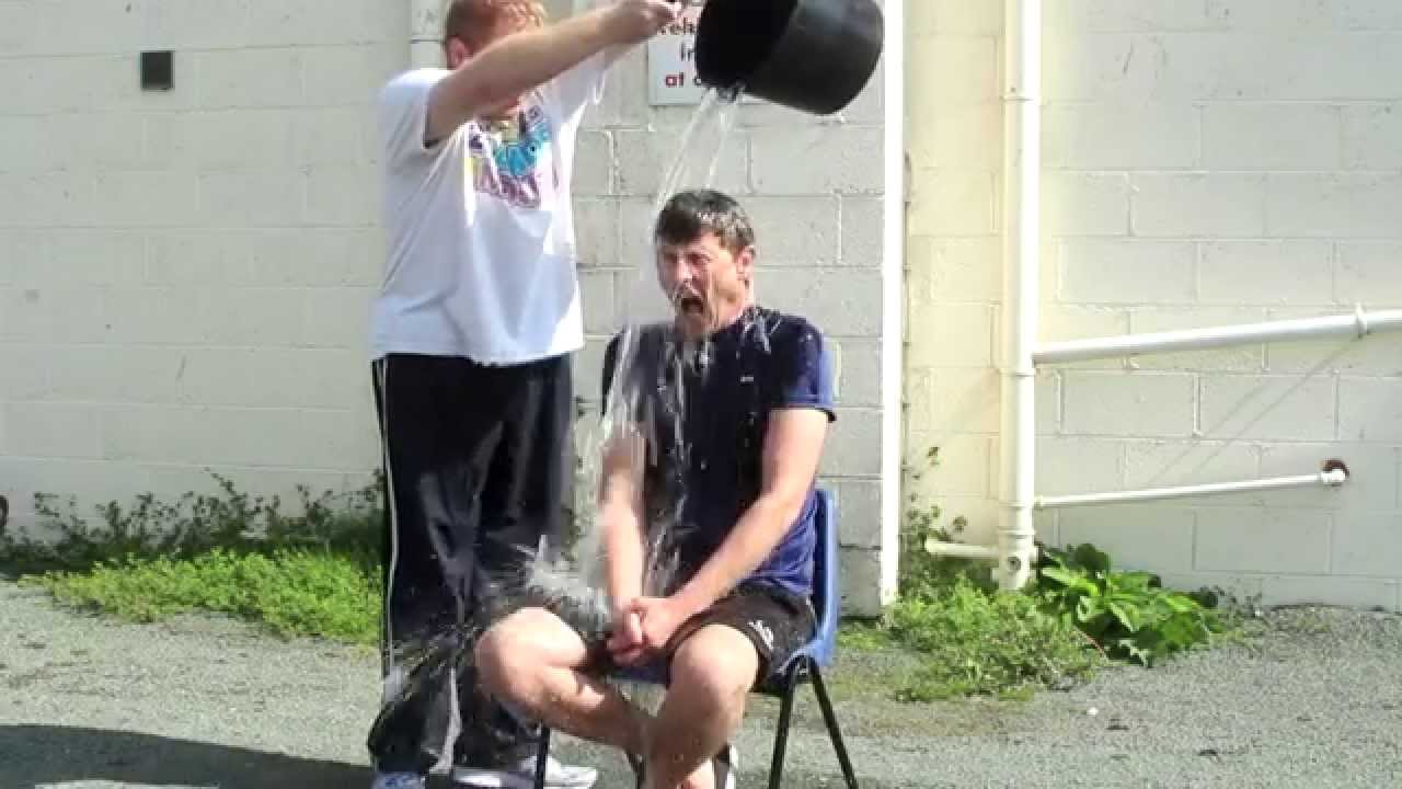 Steve ice bucket - YouTube