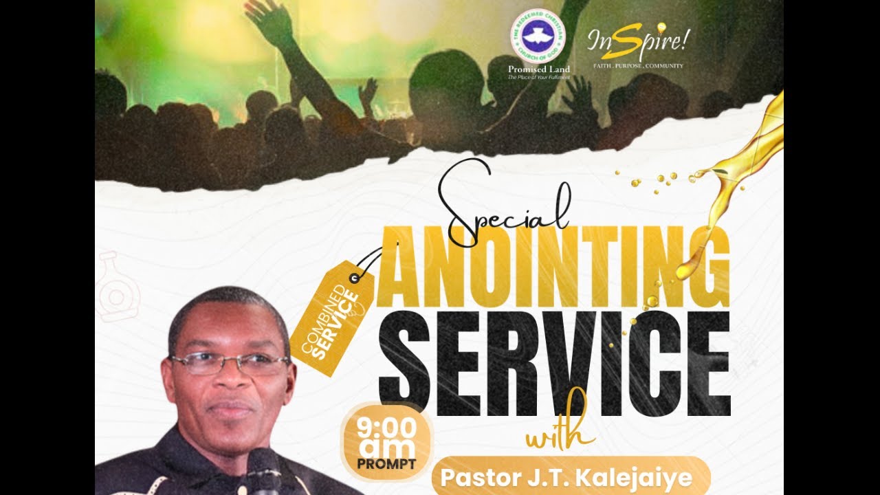 SPECIAL ANOINTING SERVICE with Pastor J. T. Kalejaiye || Sunday 18th ...