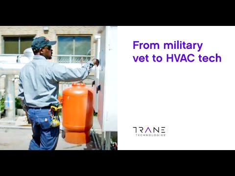 From military vet to HVAC tech – Trane Technologies - YouTube