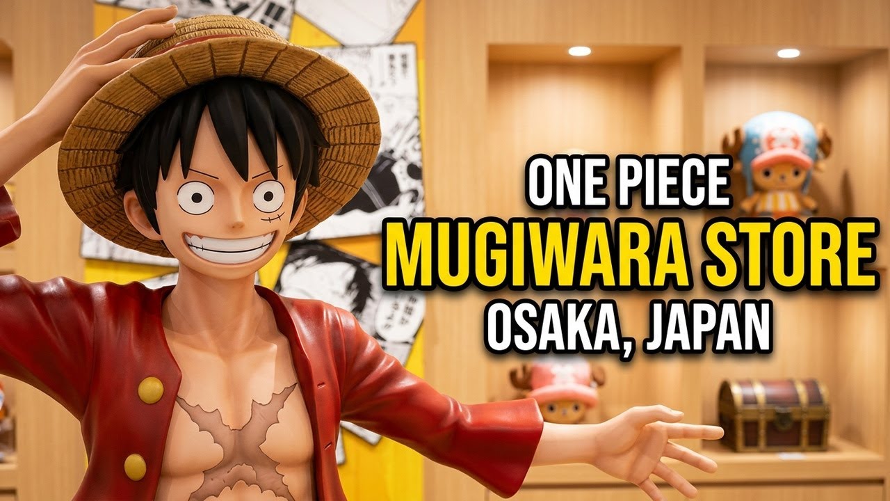 ONE PIECE MUGIWARA STORE | Osaka, Japan | One Piece Anime Character ...