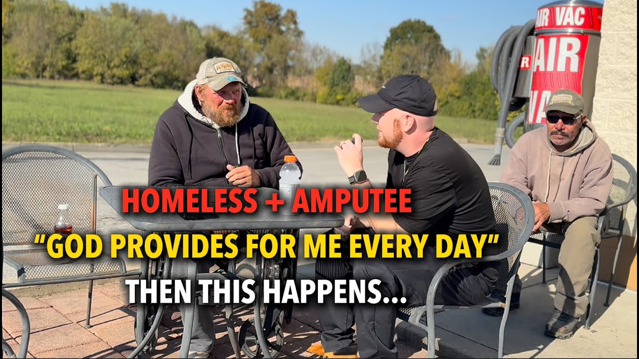 Homeless + Amputee "Jesus IS THE ANSWER" - YouTube