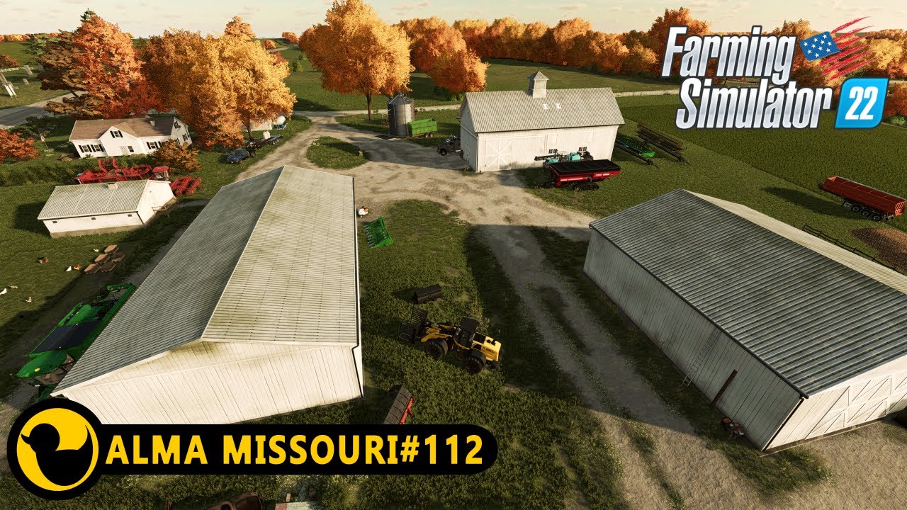 FINALLY FINISHED THE HARVEST|ALMA MISSOURI#122|FARMING SIMULATOR 22 ...