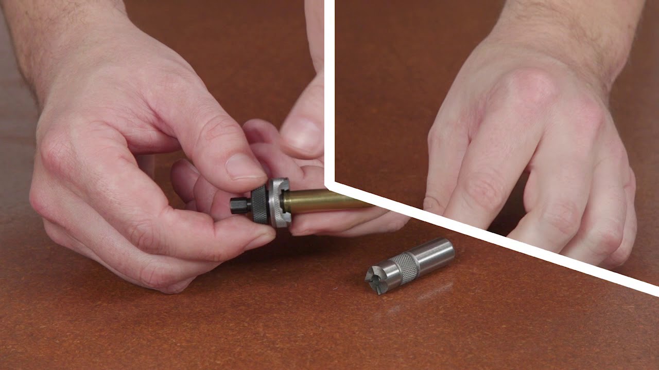 90401 Lee Large Cutter & Lock Stud - YouTube