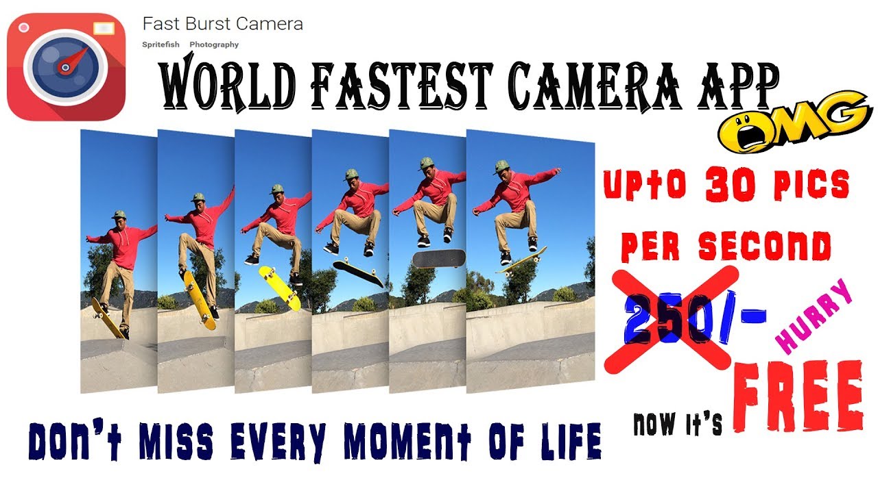 world's fastest camera app | top/best Fast Burst Camera for Android|HD ...
