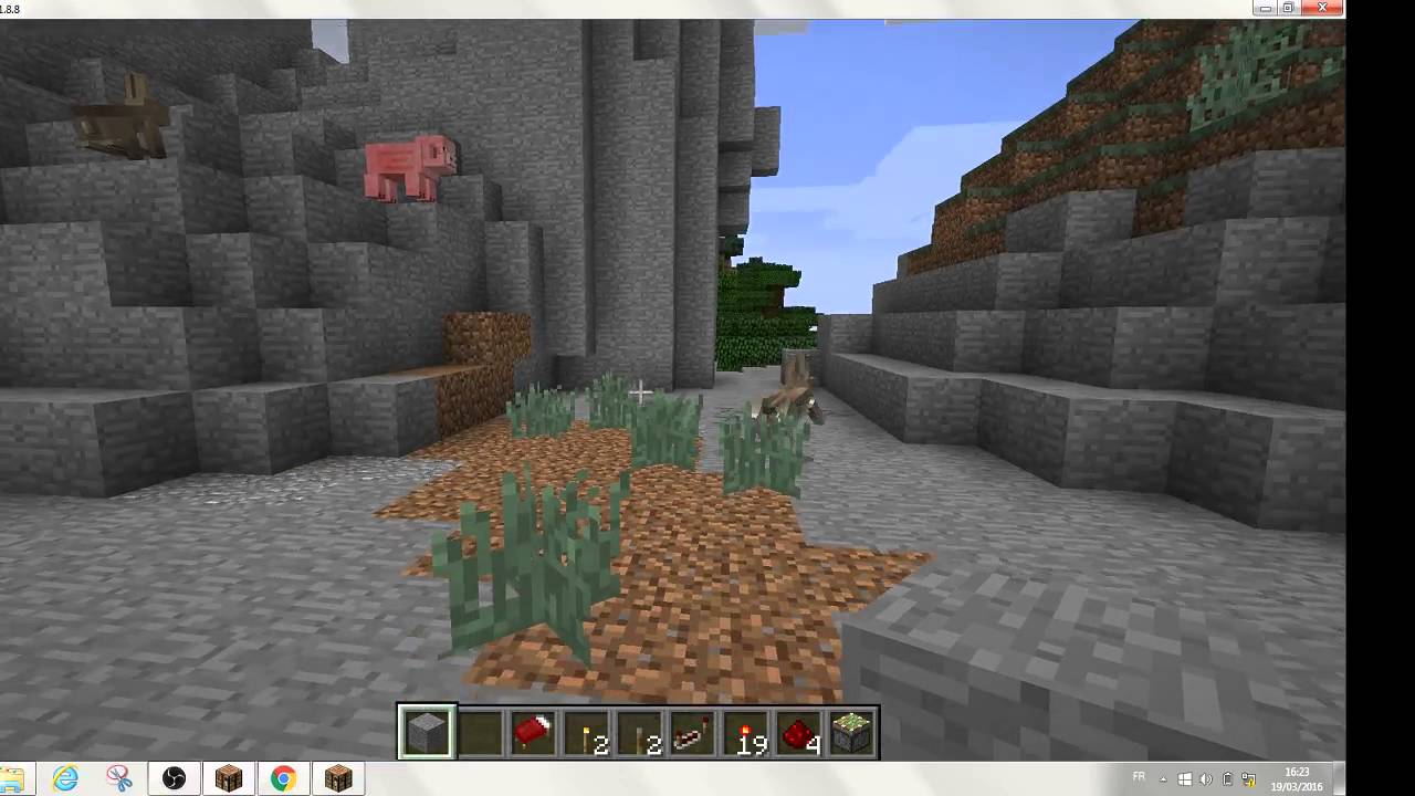 Passage secret Minecraft - YouTube