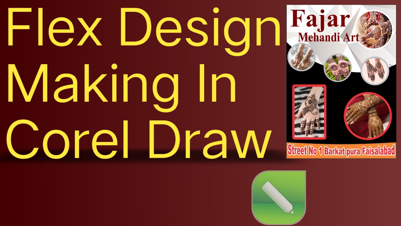 Flex Design Making In Corel Draw - YouTube