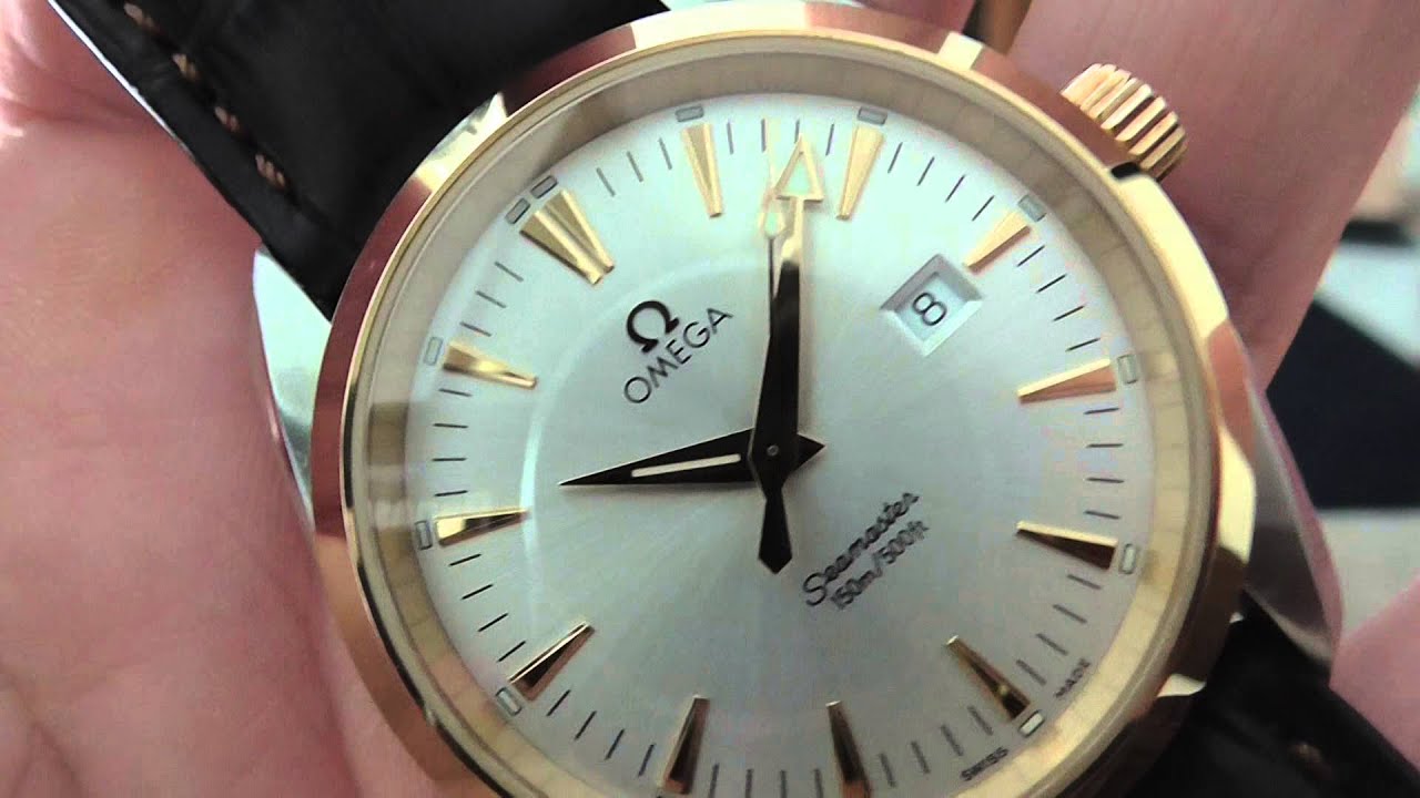 Omega Seamaster Aqua Terra 2317.30.00 18K/SS - YouTube