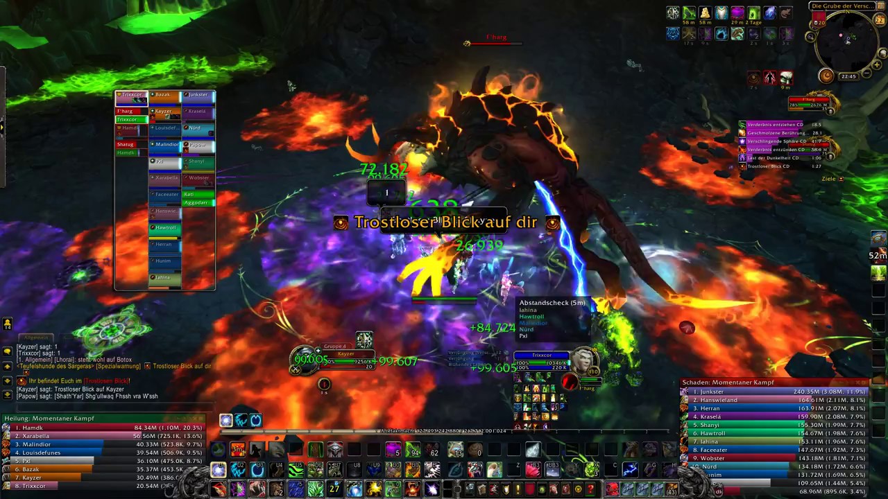 WoW mythic Felhounds of Sargeras - YouTube