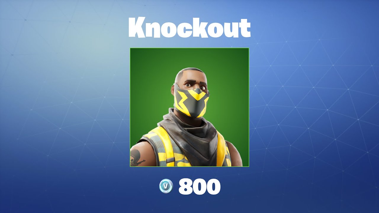 Knockout | Fortnite Outfit/Skin - YouTube