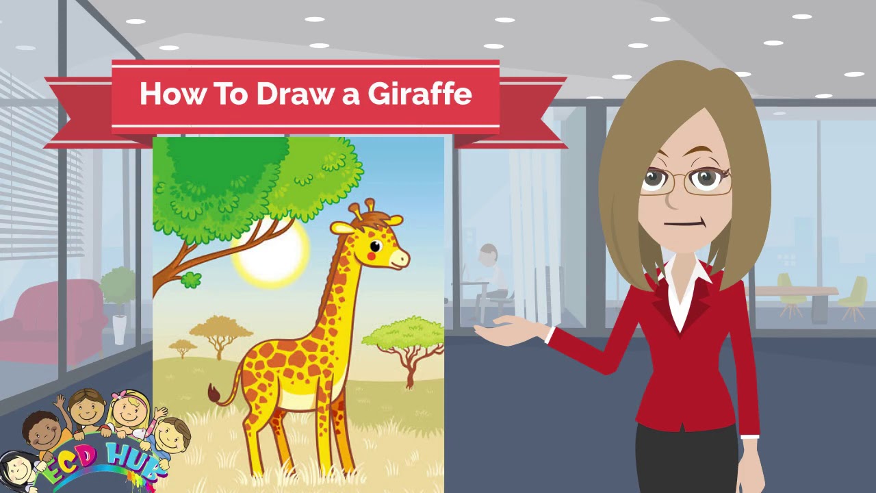Lets Draw a Giraffe By ECDHUB - YouTube
