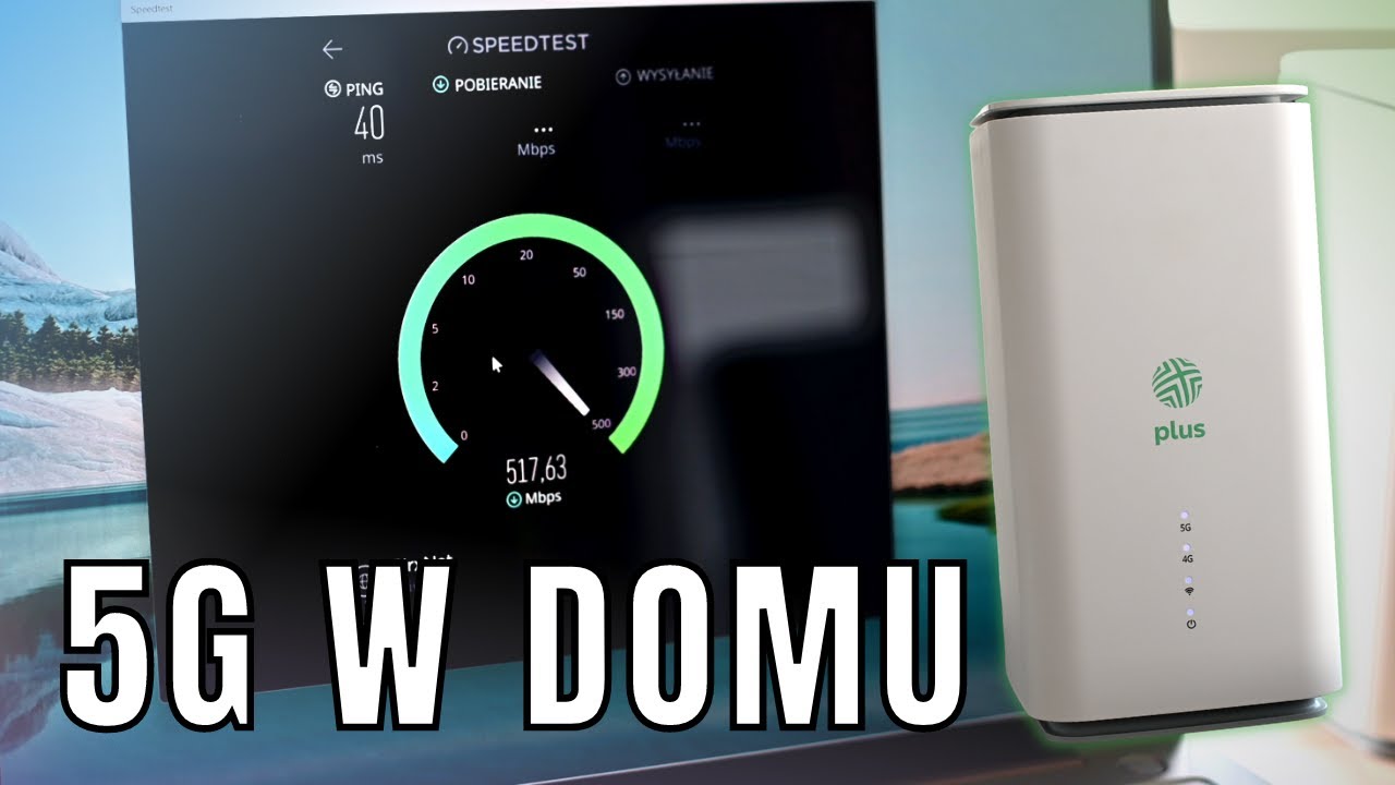 5G od Plusa w domu? Testujemy router OPPO 5G CPE T1a - YouTube