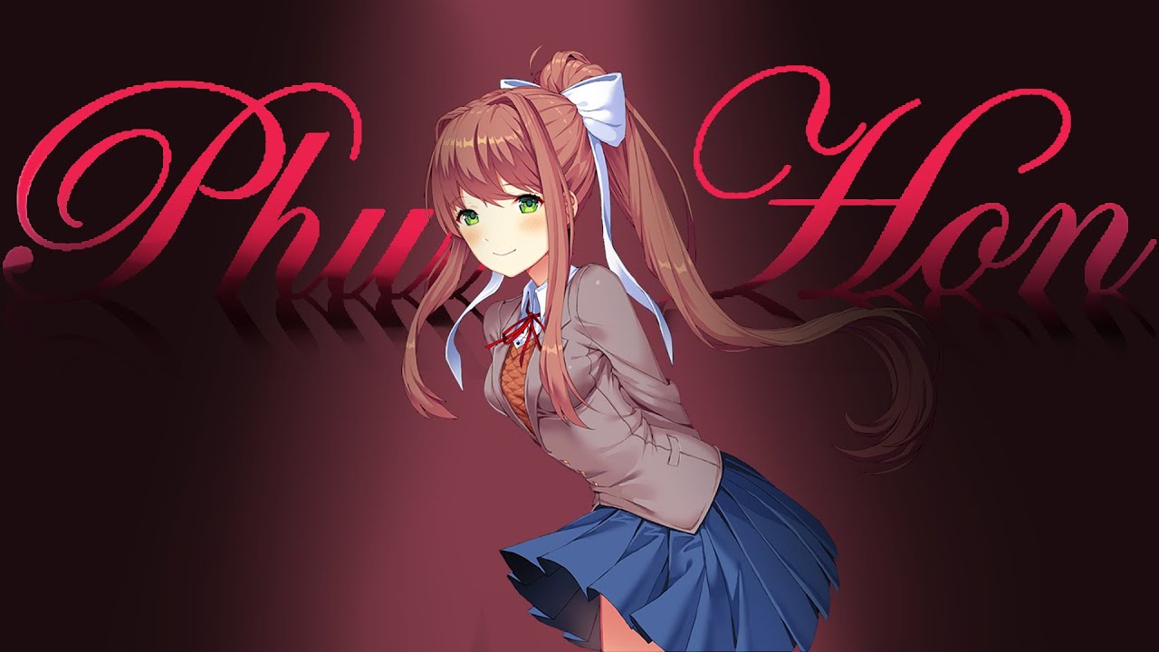 Animation Monika DDLC dancing 2 Phut Hon [ Doki Doki Literature Club ...