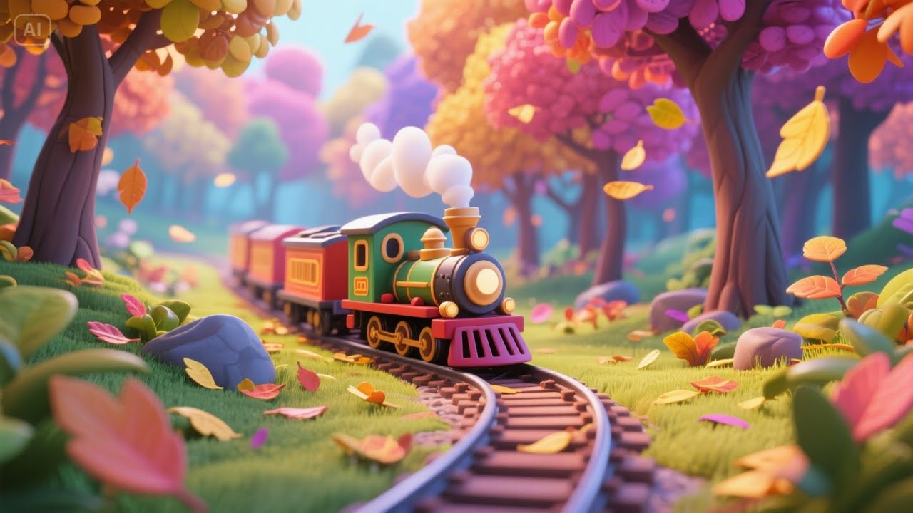 Tiny Train Toots the Tune | A Bouncy, Musical Ride with Tiny Train and ...