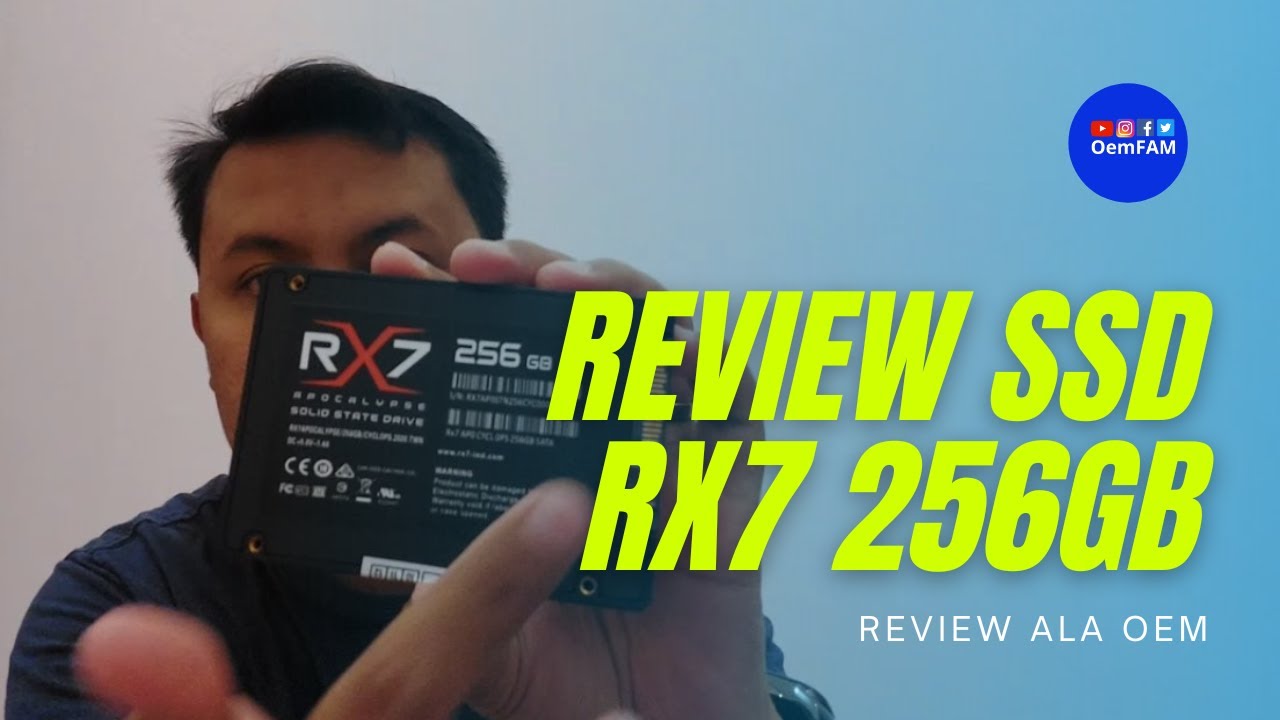 Review SSD RX7 256GB - YouTube
