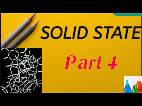 SOLID STATE PART 4 | CLASS 12| CHEMISTRY - YouTube