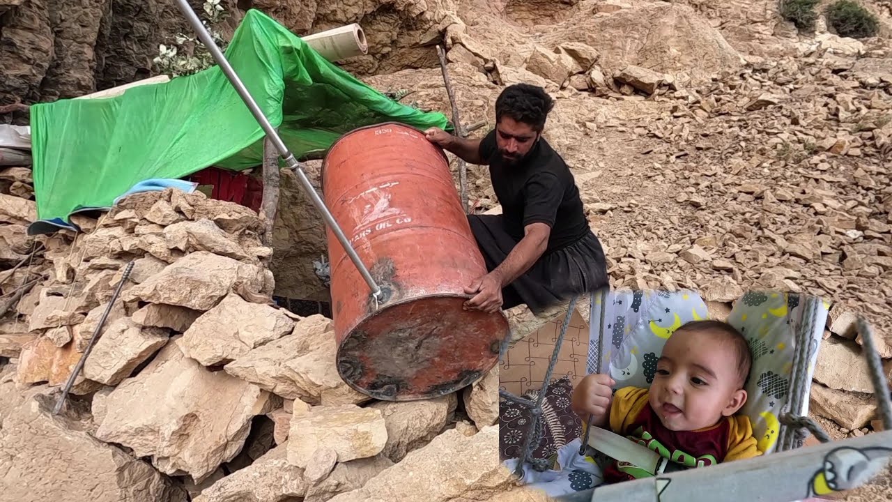 Documentary about the life of nomadic father and his baby | Building a ...