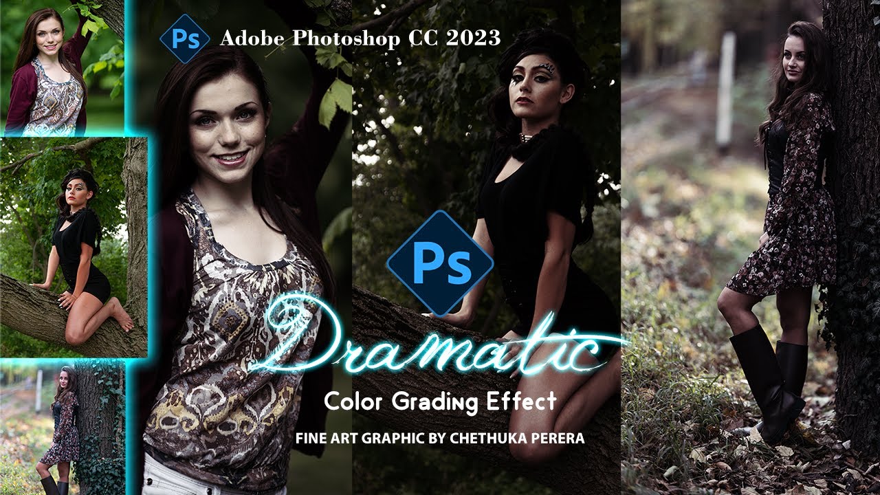 Dramatic Color Grading #photoshop #trending - YouTube
