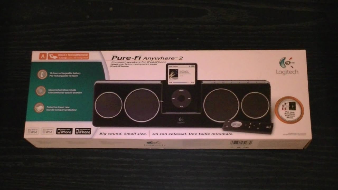 Logitech iPod Dock Unboxing - YouTube