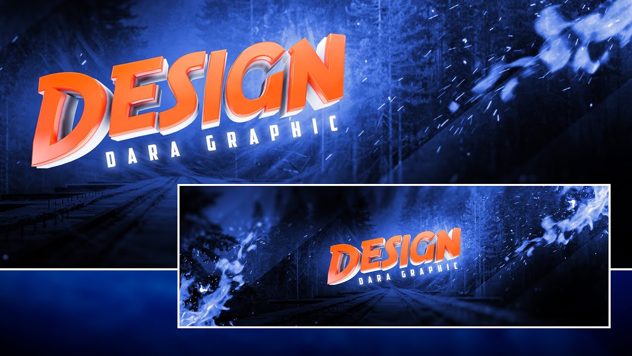 Banner Design In Cinema 4D With Adobe Photoshop CC Khmer - YouTube