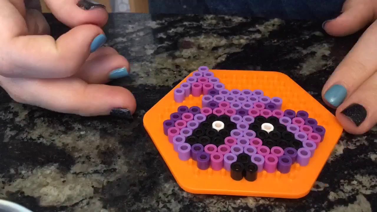 Perler Bead Raccoon - YouTube