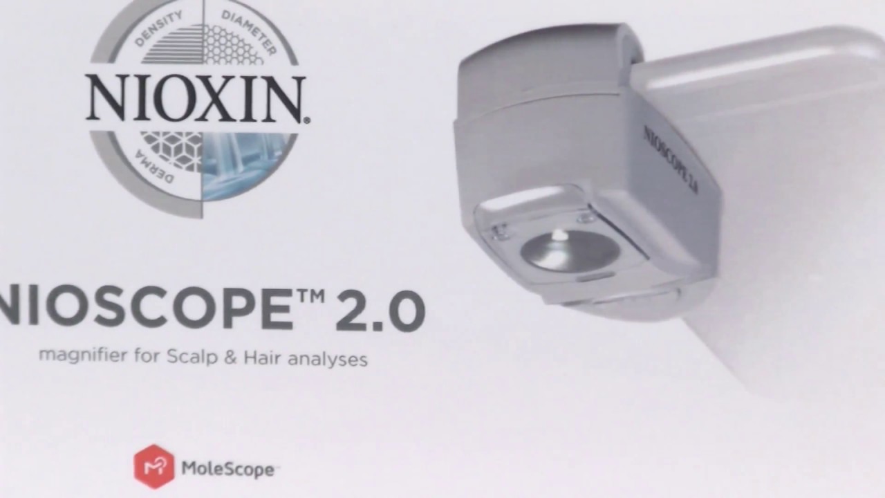 Ниоскоп - микроскоп для диагностики волос и кожи головы от Nioxin - YouTube