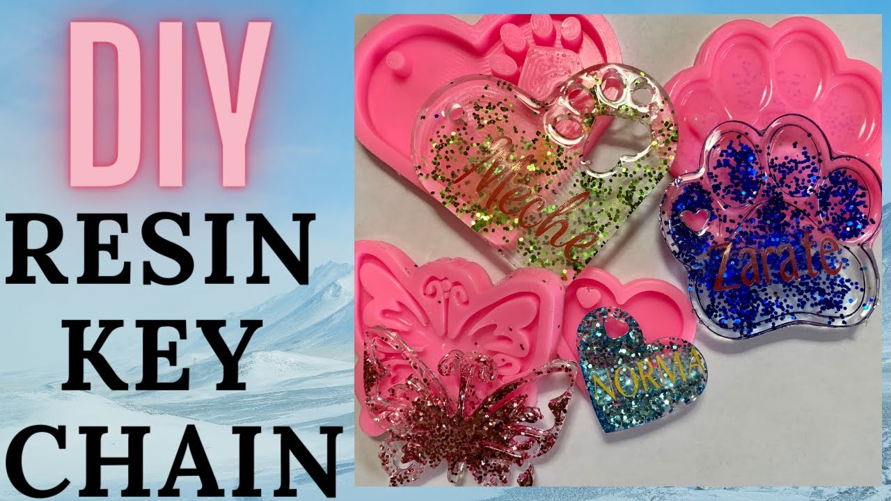HOW TO MAKE A RESIN KEY CHAIN | DIY | PERSONALIZED | EASY STEP BY STEP ...