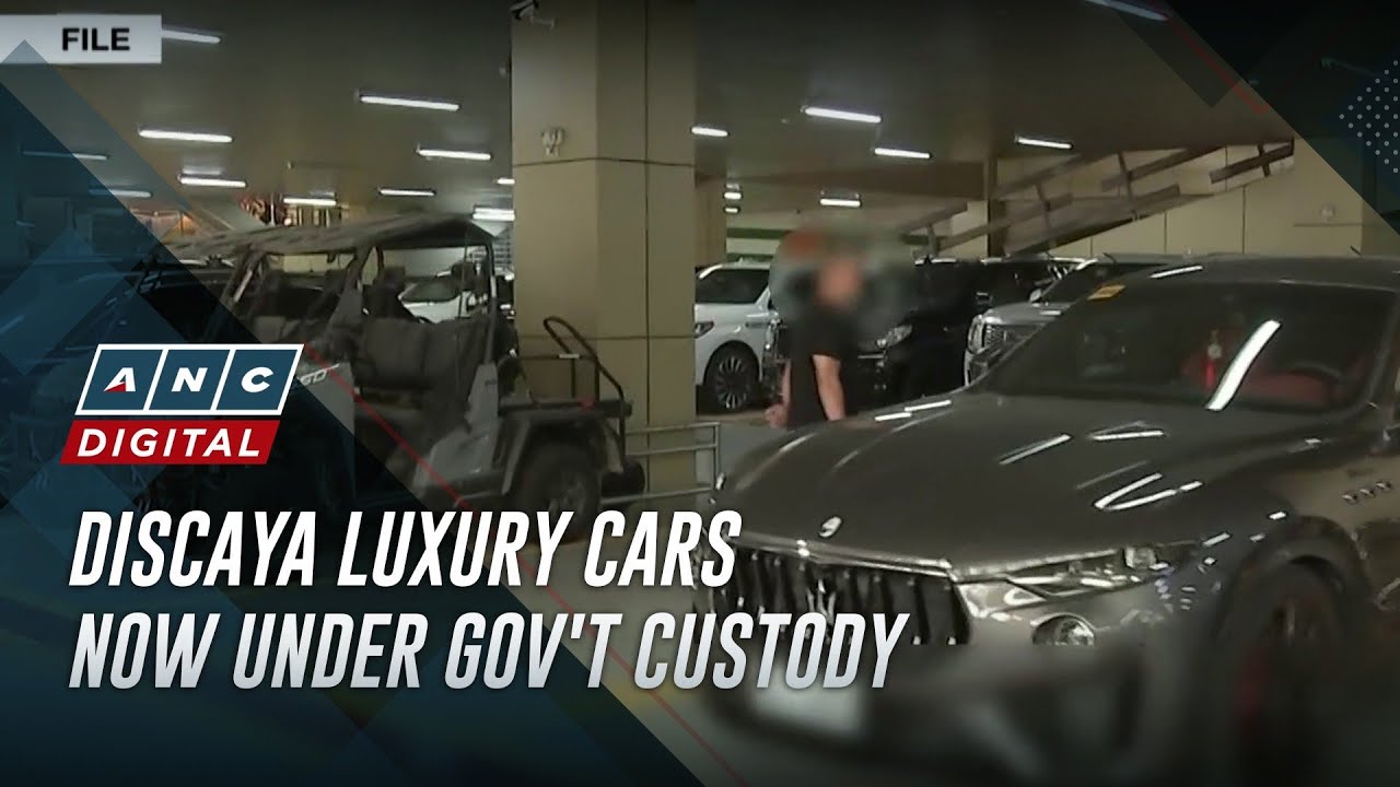 Customs: 28 luxury cars linked to Discayas now in custody | ANC - YouTube