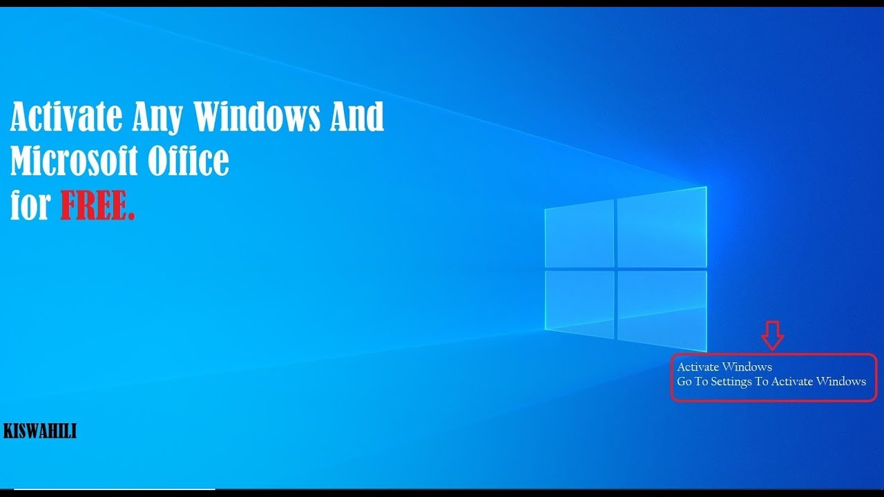 ACTIVATE WINDOWS FOR FREE(WINDOWS NOT GENUINE) JUST A MINUTE - YouTube