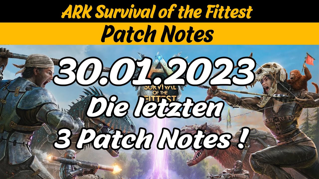 ARK SoTF Patch Notes 30.1.2023 | Neue Dinos Magmas uvm | viele ...