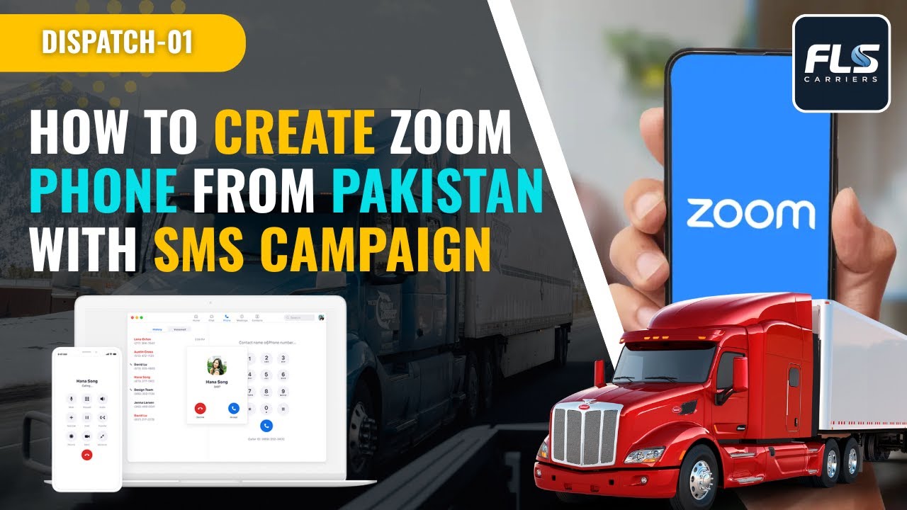 How to create Zoom phone from pakistan with SMS Campaign - YouTube