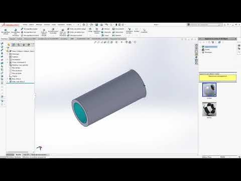Solidworks Tutorial Beginners : Hollow Cylinder - YouTube