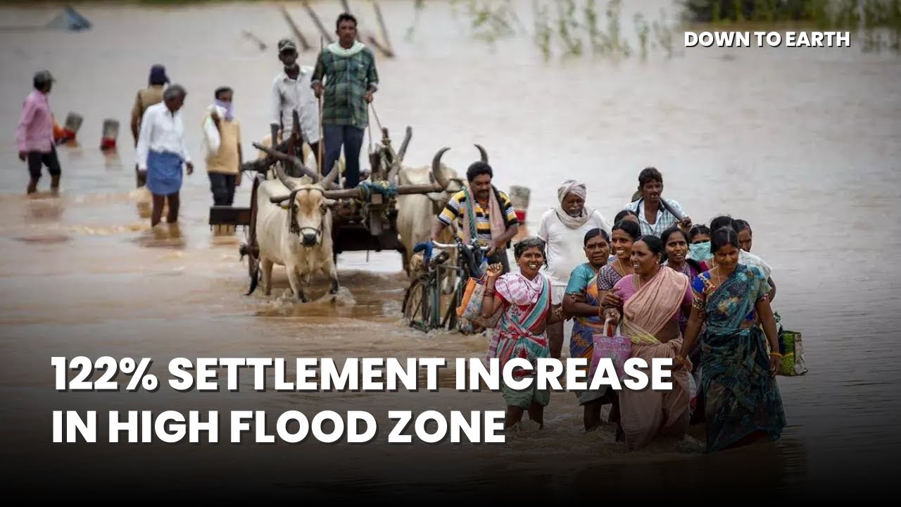 Human settlement in the world’s riskiest flood zones increased 122% ...
