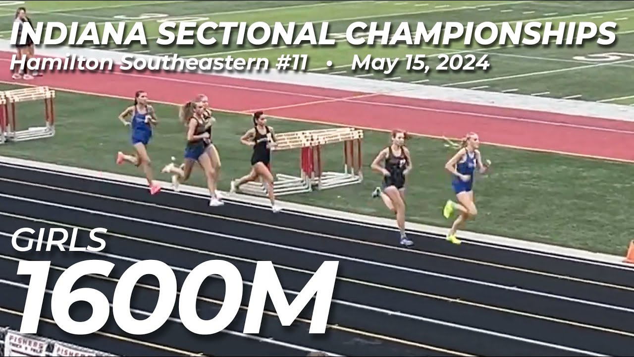 1600M - 2024 HSE Girls - Sectional 11 - Maggie Powers - YouTube
