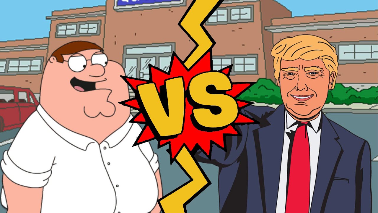 M.U.G.E.N Battles | Peter Griffin vs Donald Trump - YouTube