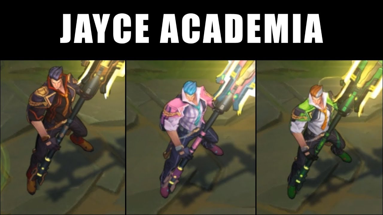 Jayce Academia de Batalha - Croma Skin - YouTube