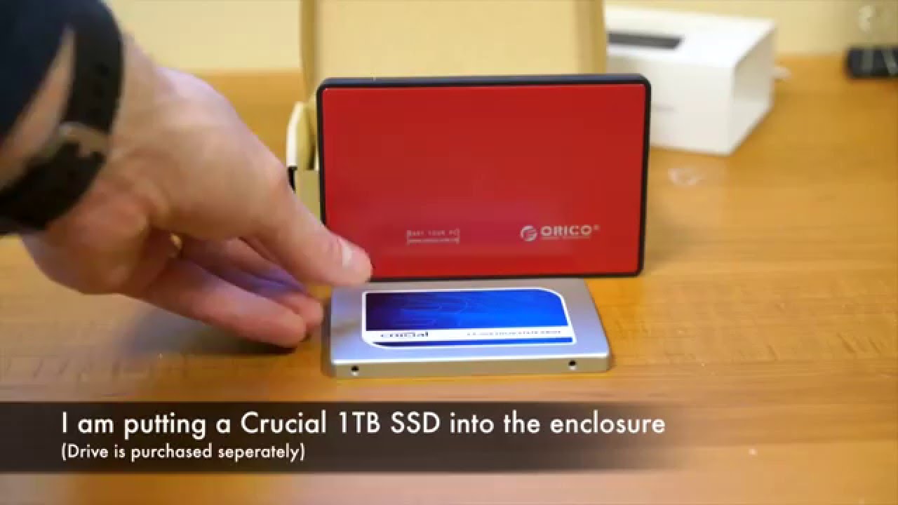 Orion SSD Enclosure - Opening the box, putting the SSD in and testing ...