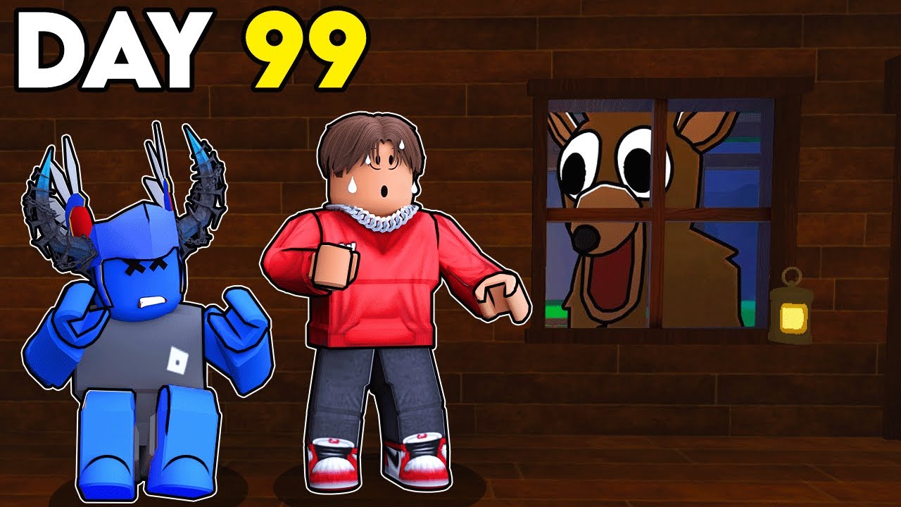 Surviving 99 Nights in Roblox Forest! - YouTube