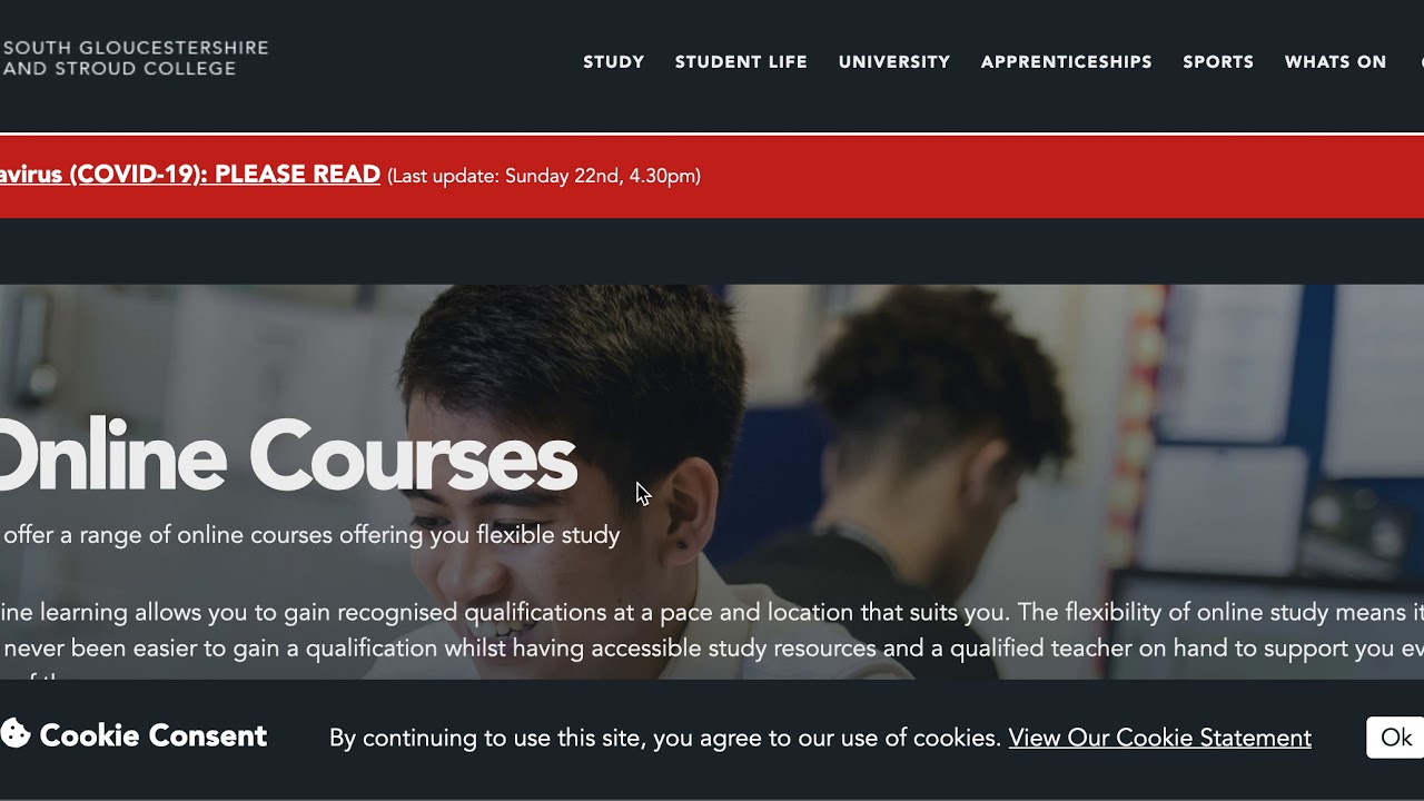 How to sign up to SGS College online learning courses - YouTube