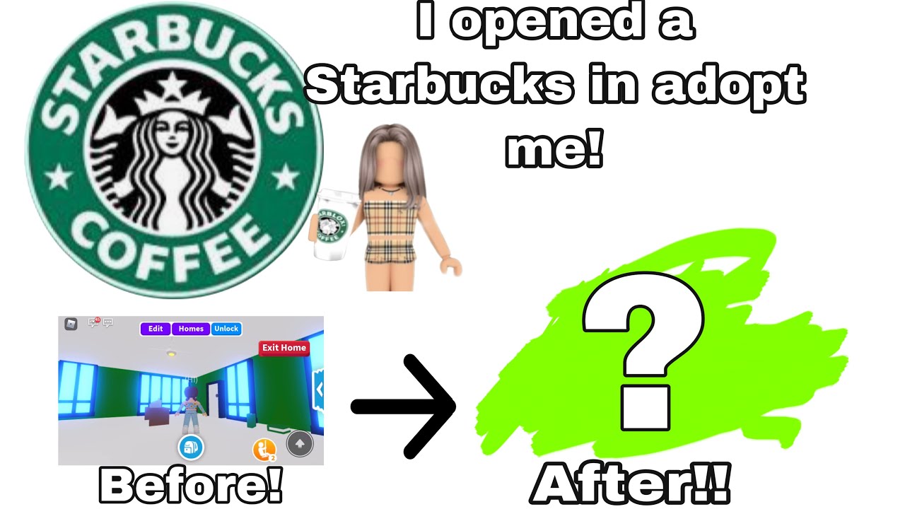 I OPENED A STARBUCKS IN ADOPT ME! - YouTube