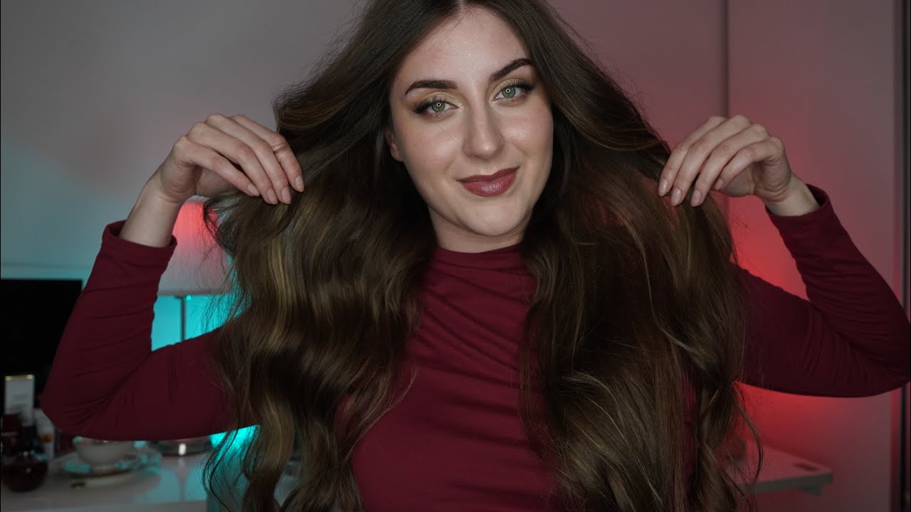 ASMR Deutsch Meine Haarroutine für 1 METER lange Haare 💆🏻‍♀️ Hair Routine, Rambling, Whispering ...