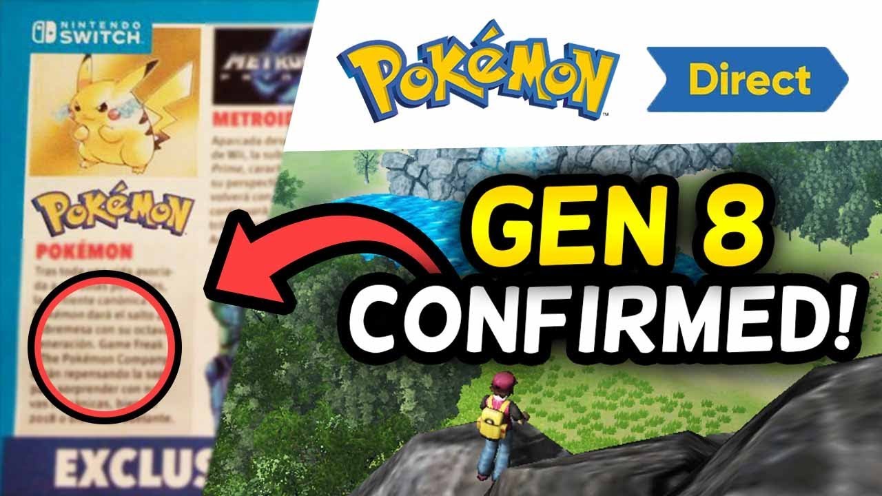 NINTENDO CONFIRMS GEN 8 FOR POKÉMON SWITCH + NEW CREDIBLE LEAKS! - YouTube