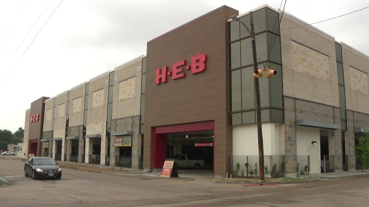 H-E-B's new multi-level store opens in Bellaire - YouTube
