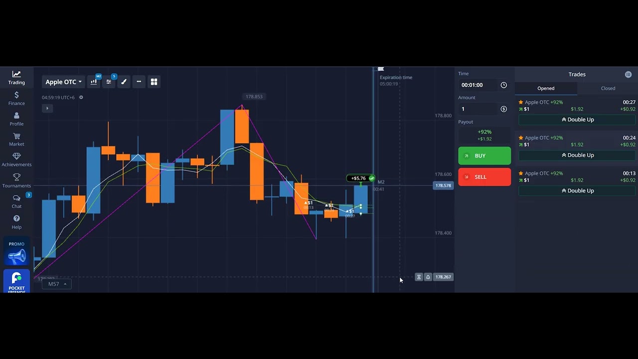 Live Option Trading sample - YouTube
