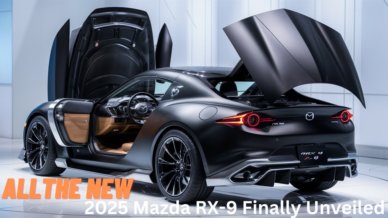 2025 Mazda RX-9 Finally Unveiled - FIRST LOOK! - YouTube