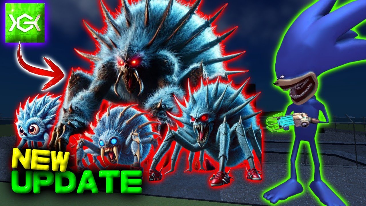 NEW UPDATE COMING SOON... SPIDER SHINE SONIC'S IN NEXTBOTS IN ...