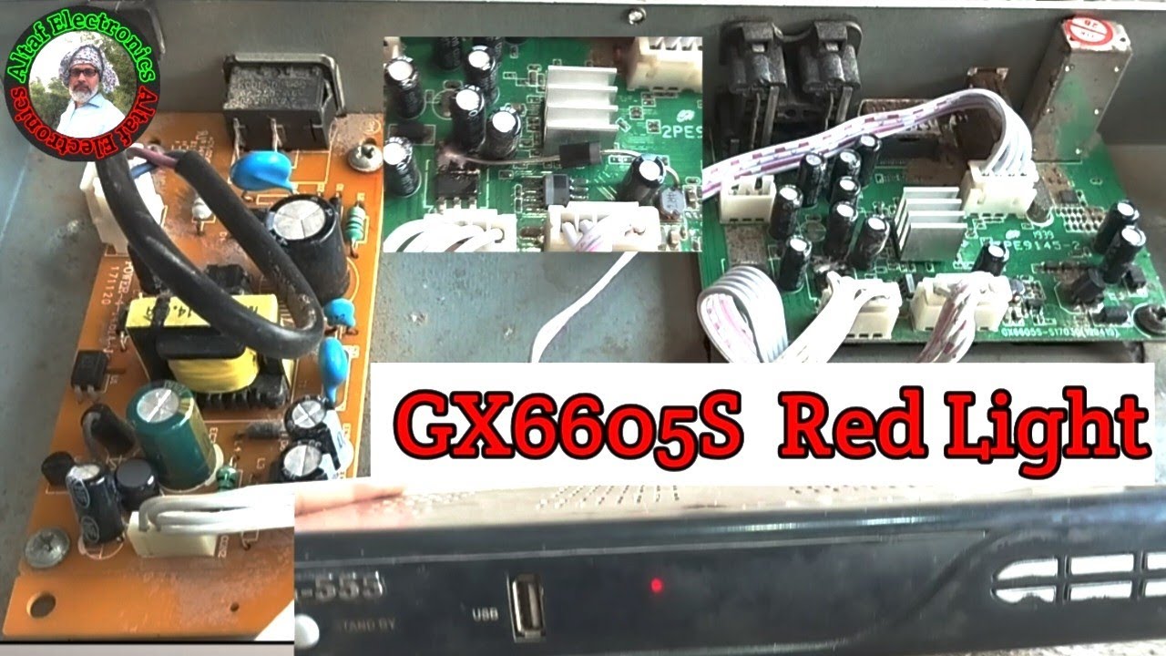 HD Receiver GX6605S Red Light Problem Solve Altaf Electronics - YouTube