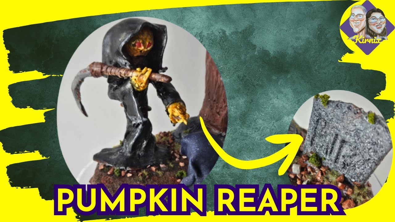We Made a Pumpkin Reaper & It Got Weird | Polymer Clay Halloween Make ...